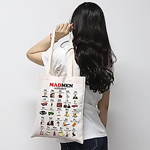 Mad Men TV Show Inspired Gift Madmen Fan Gift Madmen Tote Bag Madmen TV Series (Shopping bag)