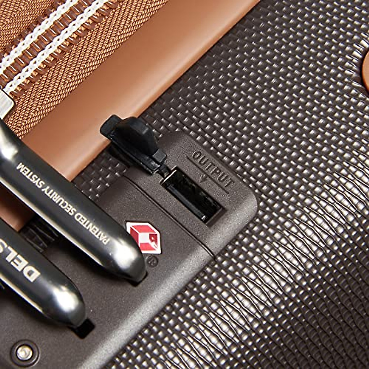 DELSEY Paris Chatelet Air 2.0 Hardside Luggage with Spinner Wheels, Chocolate Brown, 3 Piece Set 19/24/28