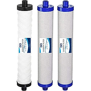 Compatible Hydrotech 41400008/41400009 Replacement Reverse Osmosis Water Filter Cartridge Set