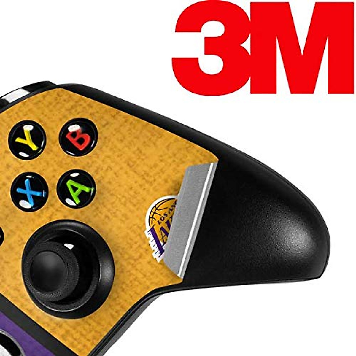 Skinit Decal Gaming Skin Compatible with Xbox One S Controller - Officially Licensed NBA Los Angeles Lakers Canvas Design
