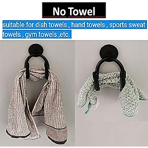 Magnetic Towel Hook Towel Hanger Rack Towel Holder for Kitchen Dish Towels , Hand Towels, Sports Sweat Towels , Gym Towels, Bath Towels, etc. - Hold up to 5 Lb - Strong Magnet - No Towels