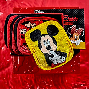The Original Makeup Eraser, 7-Day Set, Erase All Makeup with Just Water, Including Waterproof Mascara, Eyeliner, Foundation, Lipstick, Sunscreen, and More! (Mickey and Minnie), 7ct.