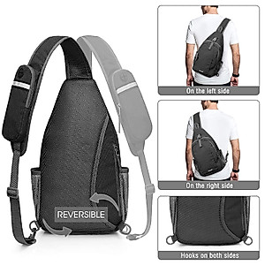 G4Free Sling Bags Chest Backpack For Man + RFID Multipurpose Left Right Sling Backpack For Cycling Hiking