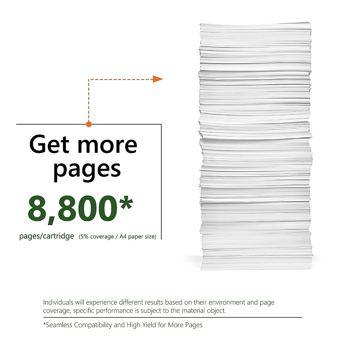 TANFENJR 51B1H00 Toner Cartridge 1-Pack Compatible Replacement for 51B1H00 Toner MS417dn MS517dn MS617dn MX417de MX517de MX617de Printer