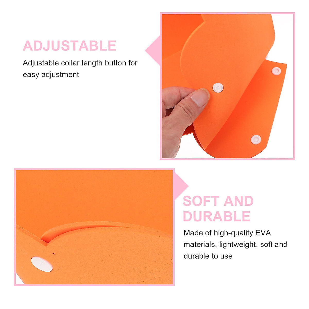 ULTECHNOVO Cat Recovery Collar - Cute Flower Neck Cat Cones After Surgery, Set of 3 Cat, Flower Shape Surgery Recovery Elizabethan Collars for Kitten and Cats S Size