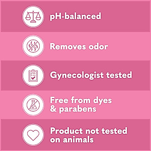 Summer's Eve Simply Sensitive Daily Gentle All Over Feminine Body Wash, Removes Odor, Feminine Wash pH Balanced, 15 fl oz