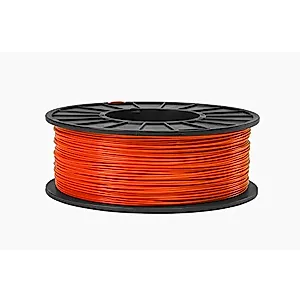 ABS 3D Filament 1.75mm Diameter - No Tangle, No Clogging & Good Impact Resistance - Safety Orange -1kg