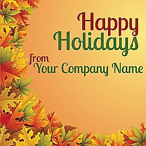 BANNER BUZZ MAKE IT VISIBLE Happy Holiday Banner, Heavy Duty 11 Oz Vinyl, Holiday Party Decor Banner Sign, Metal Grommets & Hemmed Edges, Perfect for Outdoor Home Garden Decor (10' X 4')