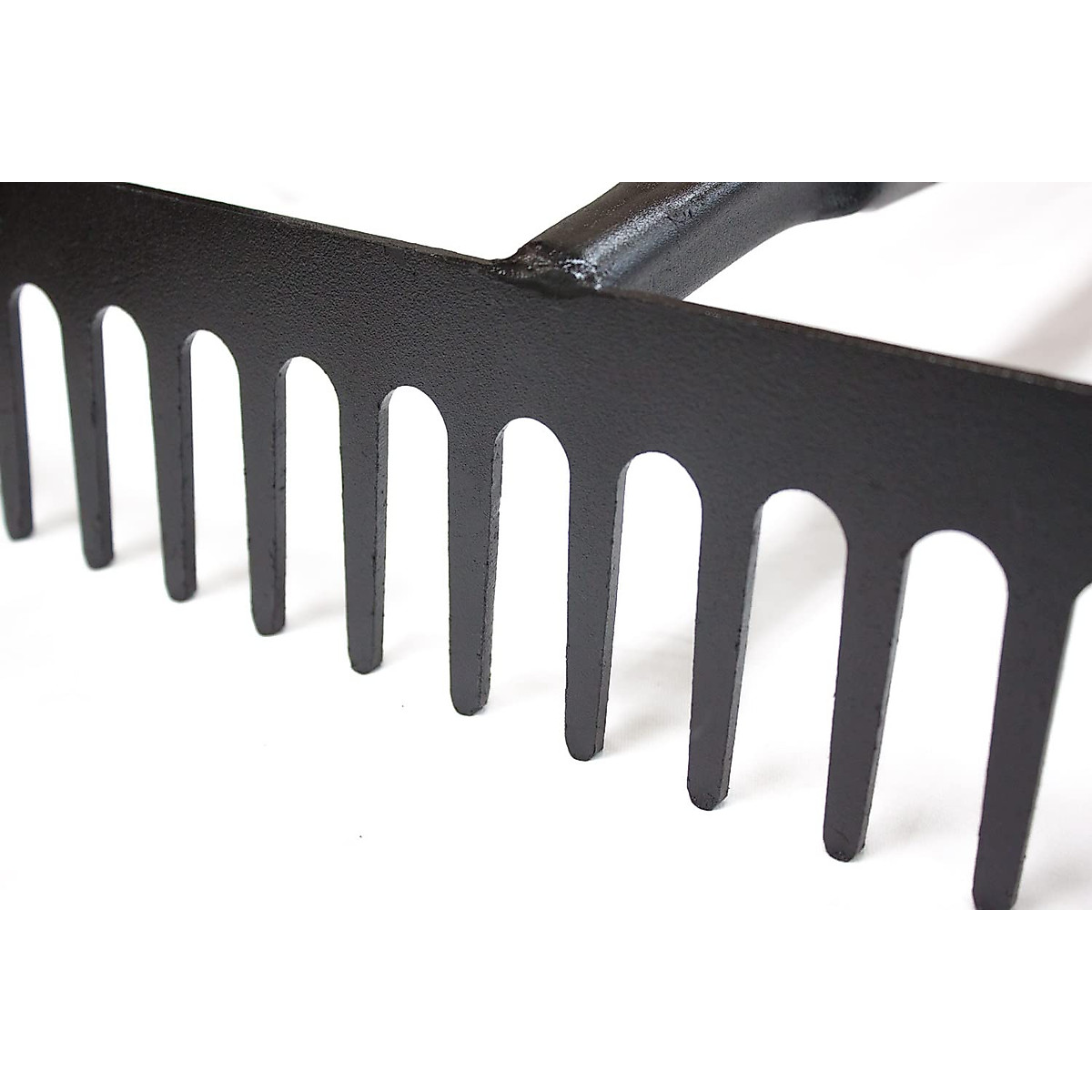 Bully Tools 92369 18" Stone Rake with Long Fiberglass Handle