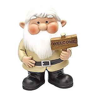 The Lakeside Collection Cute Garden Gnome with Interchangeable Seasons Outfits - 4 Clothing Sets