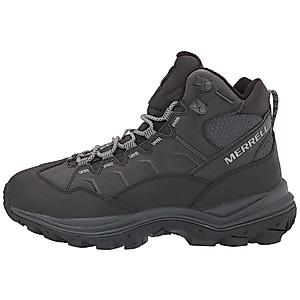 Merrell Men's Thermo Chill Mid Waterproof Snow Boot, Black, 9 Wide
