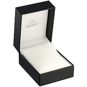 Orient Men's '2nd Gen. Bambino Ver. 3' Japanese Automatic Stainless Steel and Leather Dress Watch, Color:Black (Model: FAC0000DB0)