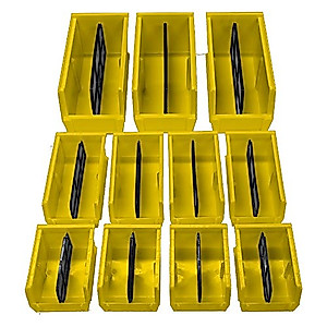 SecureIt Gun Storage Bin Kit 344 Storage Bin Kit: 11 Bins with Divider, Includes 3 Large Bins, 4 Medium Bins, 4 Small Bins, Great to Store Spare Mags, Ammo, and Accessories, Easy Clip to Grid Wall