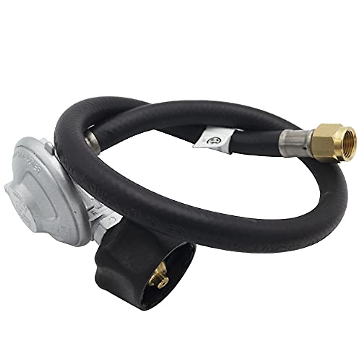 Supplying Demand 2 Foot Hose with Propane Regulator Assembly for BBQ Grills Gas Heaters