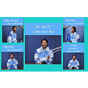 DUNDUN BOTTLED JOY, 32 oz water bottles,BPA-Free Plastic Water Bottles with Times to Drink, Food-Safe Jug with Handle, Ensure You Drink Enough Water Daily (16 oz blue)