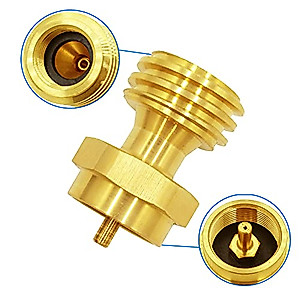 MENSI 5 Feet Propane Regulator and Hose Universal Grill Regulator Replacement Parts, QCC1 Type for Most LP Gas Grill, Heater and Fire Pit Table, 3/8" Female Flare Nut with Steak Saver ACME 1LB Adapter