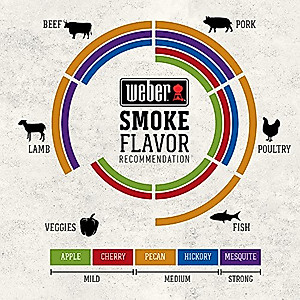 Weber 18-inch Smokey Mountain Cooker, Charcoal Smoker,Black