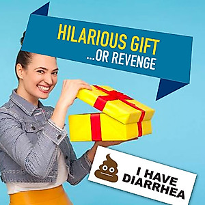 Rio Salto 12-Pack Funny Bumper Sticker Pranks Gifts for Adults Practical Jokes Prank Car Sticker Gay Pride Gags Pranks for Work Office Magnetic Stickers Dirty Items Gift Prankster Stuff for Adults