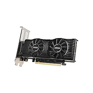 MSI Gaming GeForce GTX 1650 128-Bit HDMI/DP/DVI 4GB GDRR5 HDCP Support DirectX 12 VR Ready OC Low Profile Bracket Included Graphics Card (GTX 1650 4GT LP OC)