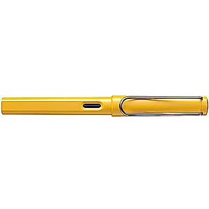 Lamy Safari Fountain Pen, Yellow Fine Nib (L18F)