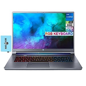 acer Predator Triton 500 SE 16.0" 165 Hz WQXGA Gaming Laptop (Intel i7-11800H, RTX 3060 6GB, 32GB RAM, 256GB SSD, RGB Backlit KB, Thunderbolt 4, Killer WiFi 6, BT, Webcam, Win10P) w/Hub