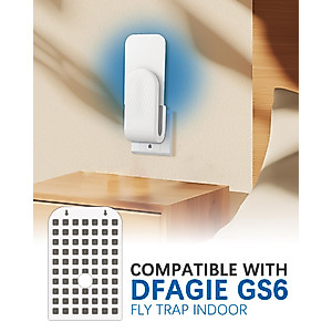 20 Pcs Replacement Glue Cards Compatible with DFAGIE GS6 Fly Trap Indoor, Plug-in Flying Insect Trap Refills for Mosquito Fruit Fly Moths Gnat Trap for House