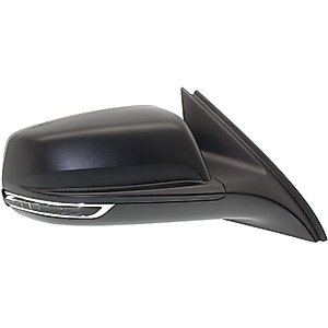 Kool Vue Passenger Side Power Heated Mirror for Chevrolet Malibu 2013-2015 With Signal Light & Memory Textured