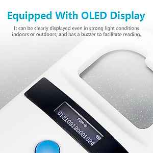 Watris Veiyi Dog Microchip Reader, Pet Microchip Scanner with OLED Display Screen, Pet Chip ID Scanner Supports FDX-B（ISO11784/11785） and EMID Microchips, for Animal Management