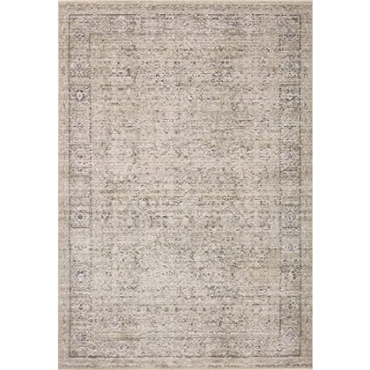 LOLOI Amber Lewis Alie Collection ALE-03 Taupe/Dove 11'-6'' x 15'-7'', 0.13'' Thick Area Rug