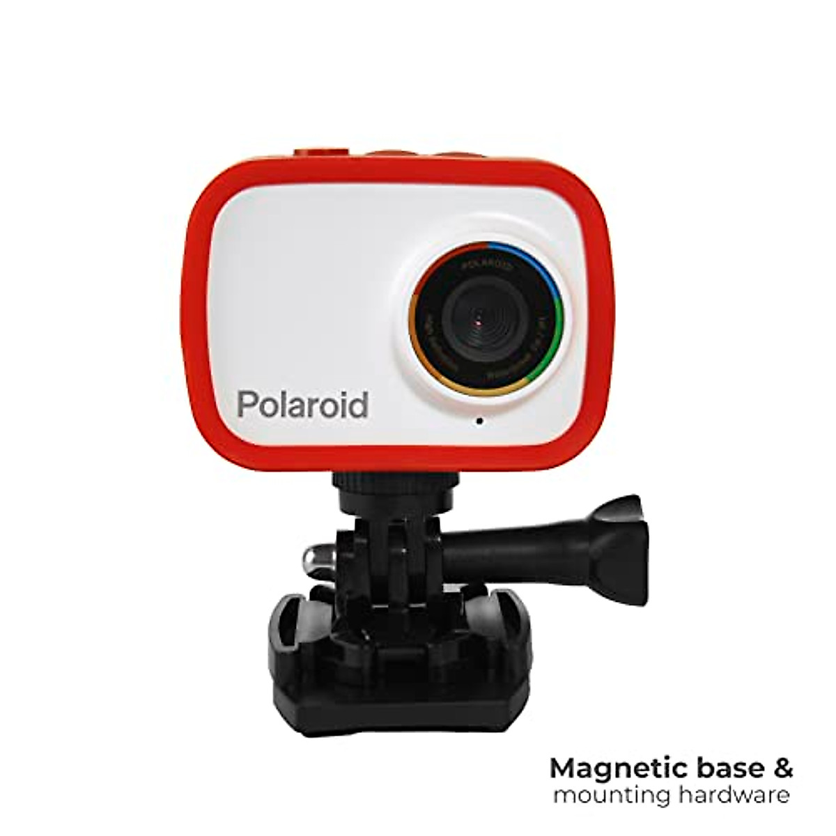 Polaroid Sport Action Camera 720p 12.1mp, Waterproof Camcorder Video Camera with Built in Rechargeable Battery and Mounting Accessories, Action Cam for Vlogging, Sports, Traveling