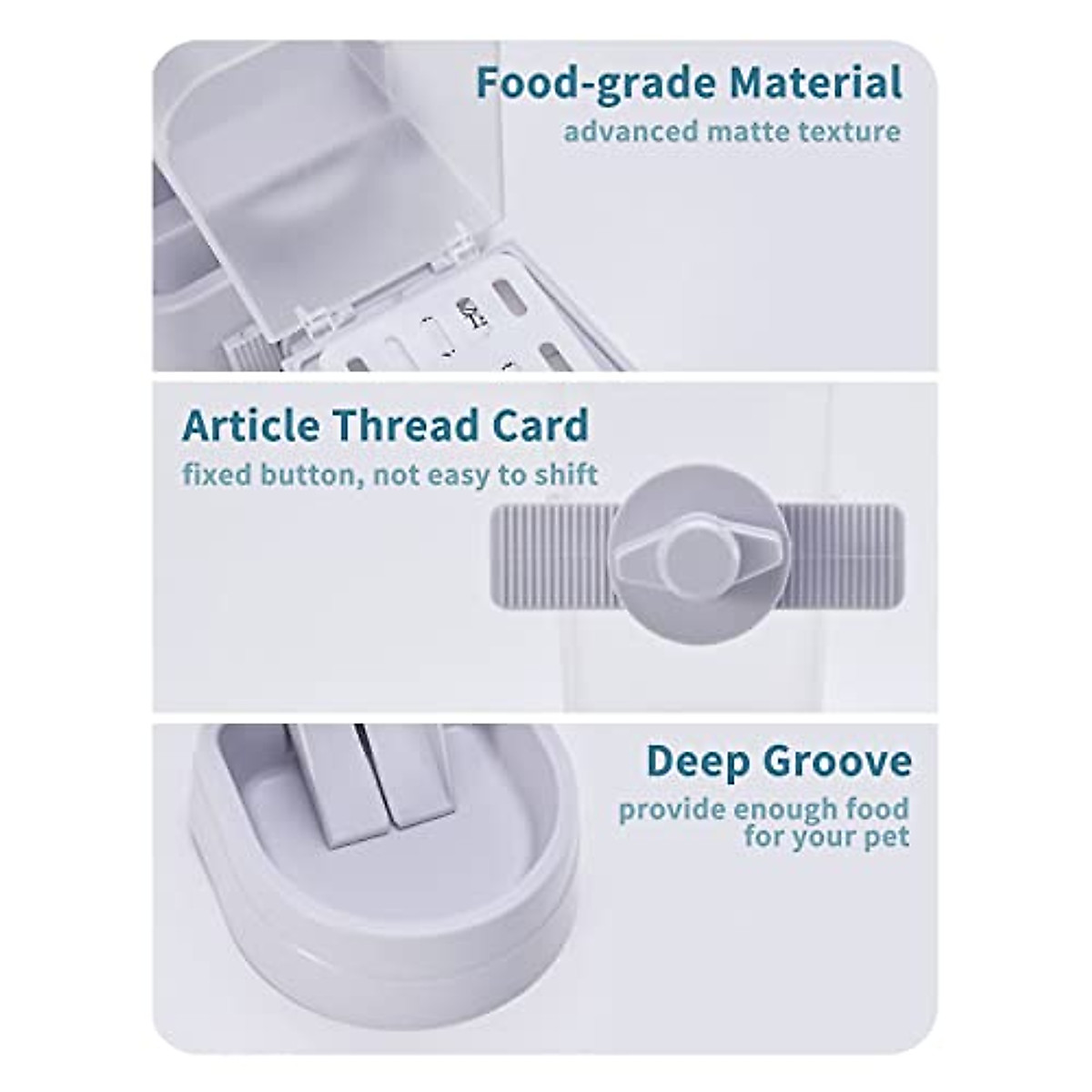 BNOSDM Rabbit Automatic Food Feeder and Water Dispenser Bunny Gravity Feeding Station Waterer Set Hanging Self-Dispensing Feeder for Ferret,Guinea Pigs Chinchillas Kittens