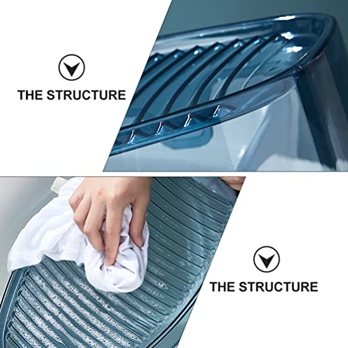 Cabilock Underwear Laundry Beads Washboard Anti- Slip Laundry Cleaning Board Mini Laundry wash Board Clothes Washing Tool for Home Free and Clear Laundry Detergent Household Laundry soap Dispenser