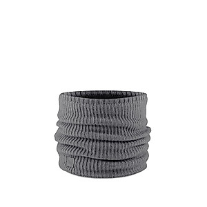 Buff Knitted & Fleece Neckwarmer RUTGER GREY HEATHER Unisex One size