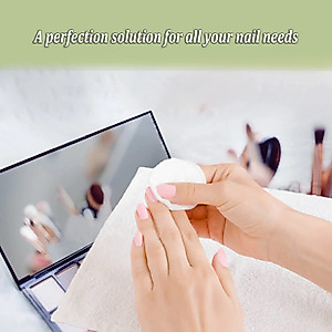 Degasa Premium 100% Pure Cotton Exfoliating Squares for Women - Hypoallergenic, Lint-Free Pads - Ideal for use as Makeup Remover Wipes or Nail Polish Remover Wipes, 160 Count