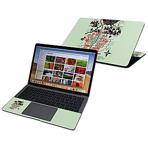 MightySkins Skin Compatible with Apple MacBook Air 13" (2020-2018) - Twin Peaks Map | Protective and Unique Vinyl Decal wrap Cover | Easy to Apply, Remove, and Change Styles | Made in The USA
