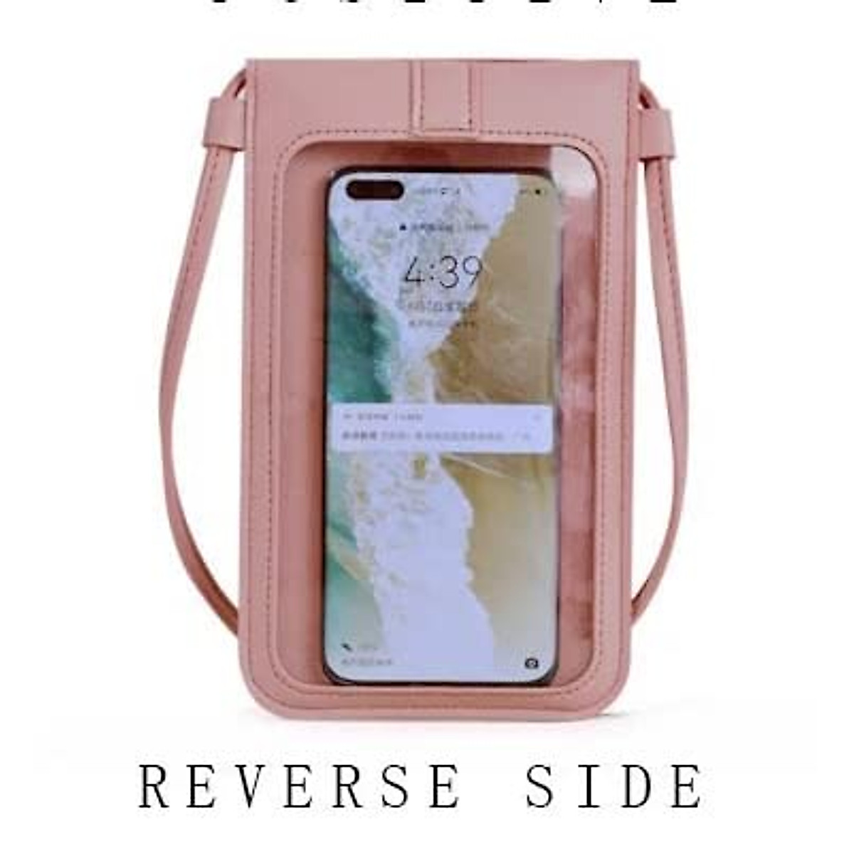 Pretty DS luxury Bag Cell Phone Purse Wallet with Credit Card,ID, Slots for all ladies., pink