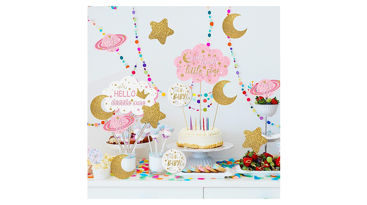 Twinkle Little Star Centerpiece Sticks for Parties
