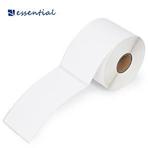 ESSENTIAL 2.25"x 4" White Direct Thermal Barcode Labels, Shipping Labels, Compatible with Zebra & Rollo Label Printer, 350 Labels of Roll (1 Roll)