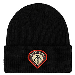 Star Wars Mandalorian Patch Beanie