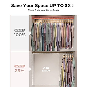 No-Slip Velvet Clothes Hanger Connector Hooks [for Velvet & Multiple Hangers] Space Saving Hanger Hooks Space Saver Hanger Extender Hooks Clothes Hanger Hooks for Clothes Closet Hanger Hooks, 40 PCS