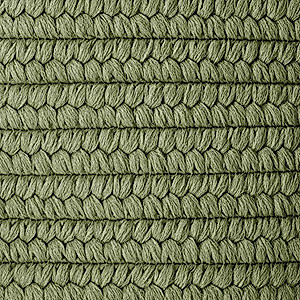 Colonial Mills BR69 18 by 18 by 12-Inch Boca Raton Solid Storage Basket, Moss Green