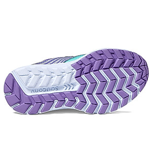 Saucony® Kids Velocer A/C Summer Shoes for Kids – Molded EVA Construction – Rubber Outsole (Little Kid/Big Kid) Mint/Purple 2 Little Kid M