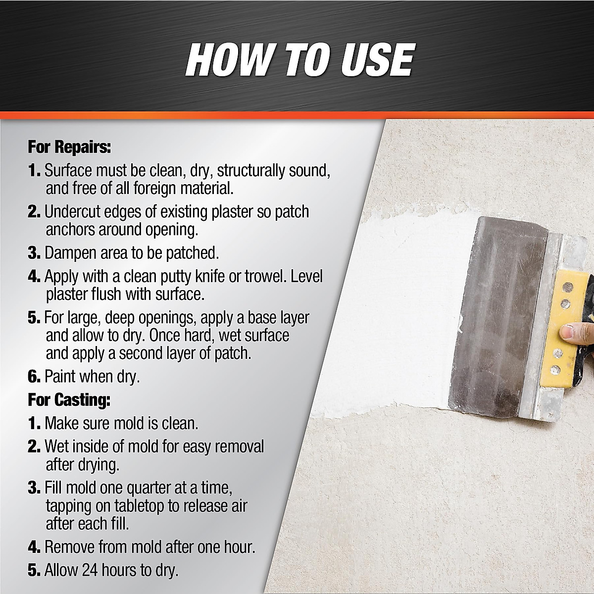 Dap 10308 4-Pound Interior Plaster of Paris , White