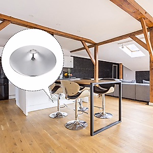 Veemoon Round Chair Base,Bar Stool Base Mount Swivel Plate Replacement Chair Round Base for Stools Kitchen Dining