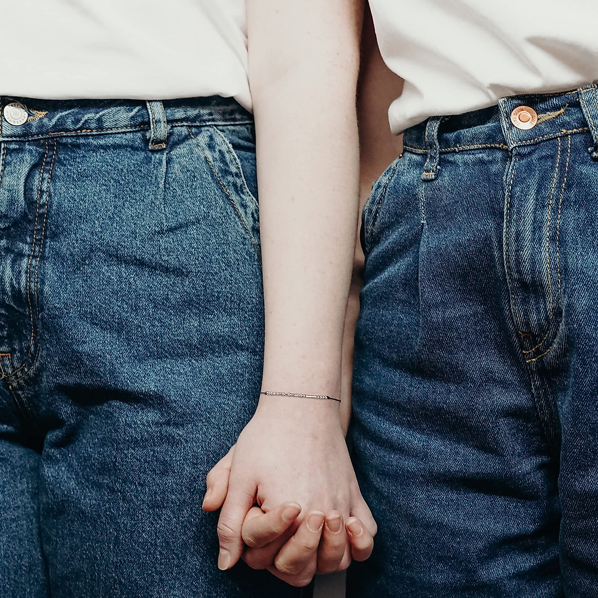 JoycuFF Daughter Gift from Mom I Love You Morse Code Bracelet for Daughter Inspirational Bracelets for Women Birthday Christmas Mothers Day Friendship Anniversary