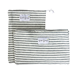 Carseat Canopy & Nursing Cover + 8 Nursing Pads Bundle By West Gray Is Perfect For Baby Shower Gifts – Buying These Breastfeeding Products Together Is Less Expensive Than Buying Them Individually.