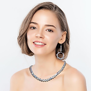 Beadtales 100pcs Crystal Glass Beads - 10mm Heart Faceted Rondelle Spacer Beads Bulk Loose Beads for Jewelry Making DIY Crafts