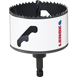 Lenox Tools - 1772964 LENOX Tools Bi-Metal Speed Slot Arbored Hole Saw with T3 Technology, 3-1/8"