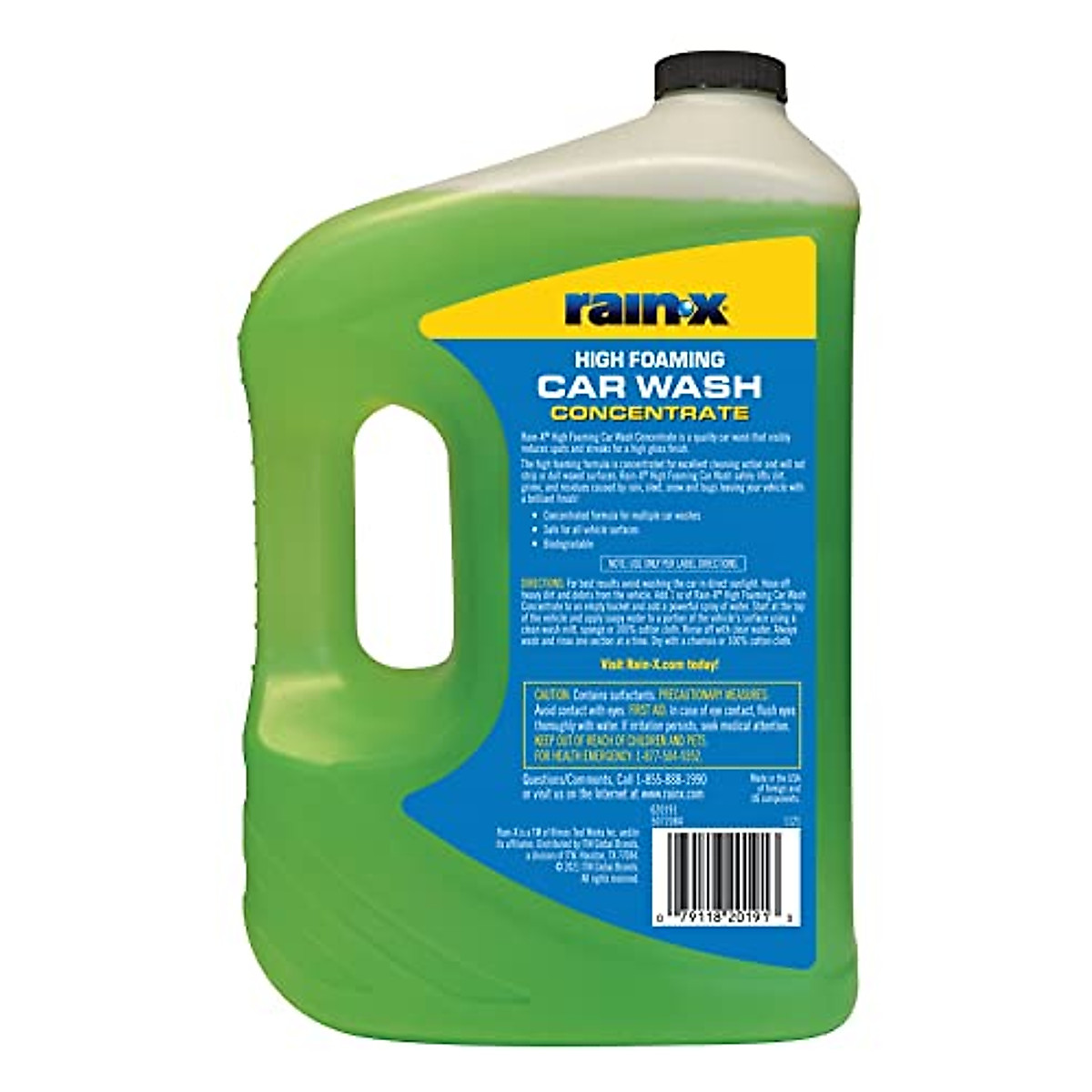 Rain-X 620191 Foaming Car Wash - 100 fl oz. High-Foaming, Concentrated Formula For Greater Cleaning Action, Safely Lifting Dirt, Grime And Residues For An Exceptional Clean