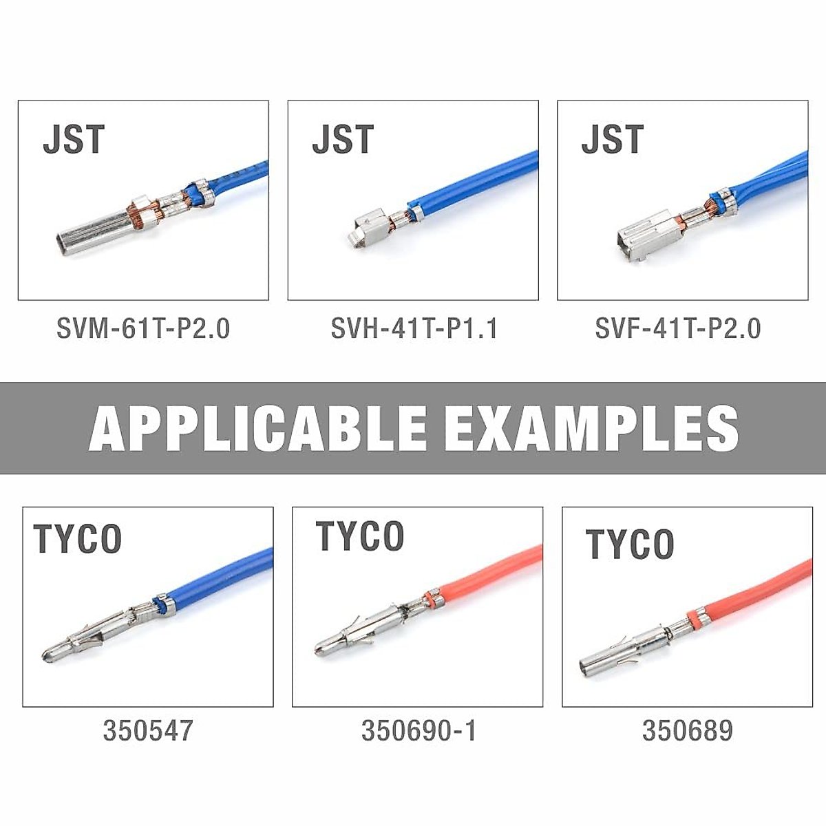 iCrimp Open Barrel Terminal Crimping Tool for Molex Style DELPHI AMP TYCO Deutsch Terminals Crimper, Molex Crimping Tool,24-14 AWG
